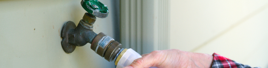 The easiest way to fix a leaky hose bib
